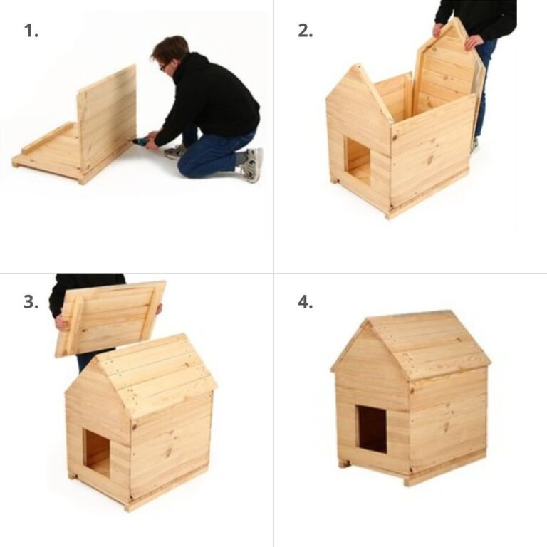 Planos de casas para perros: bonitos diseños en madera