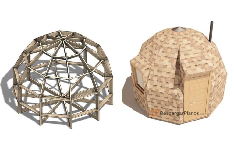 Planos de domos Geodésicos – Tipos, diseños y construcción