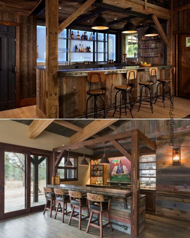 +30 Barras rústicas de madera para bares Recomendaciones